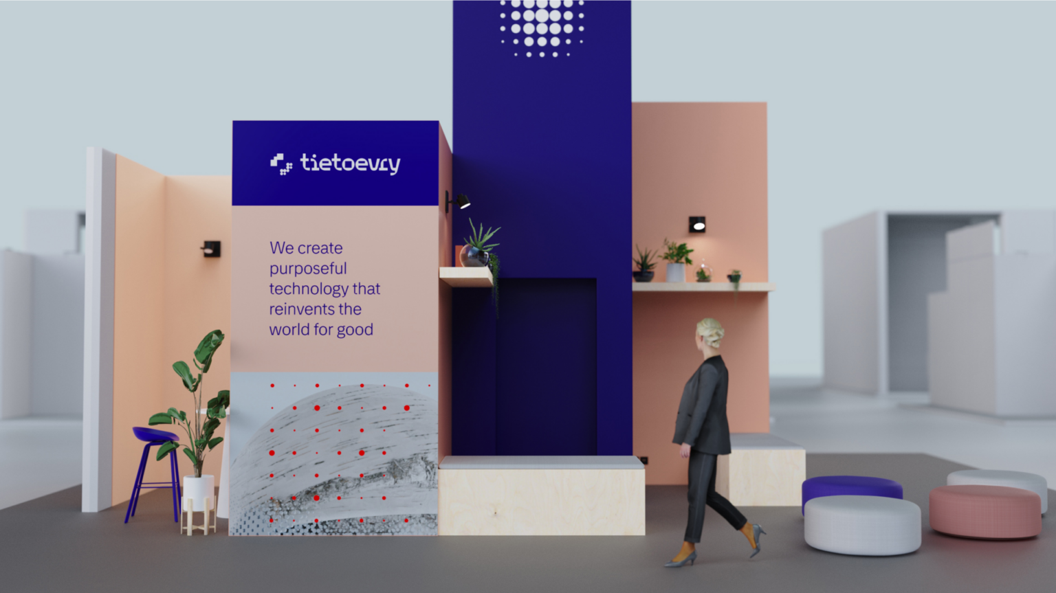 Tietoevry event concept I Grow - holistic brand development agency